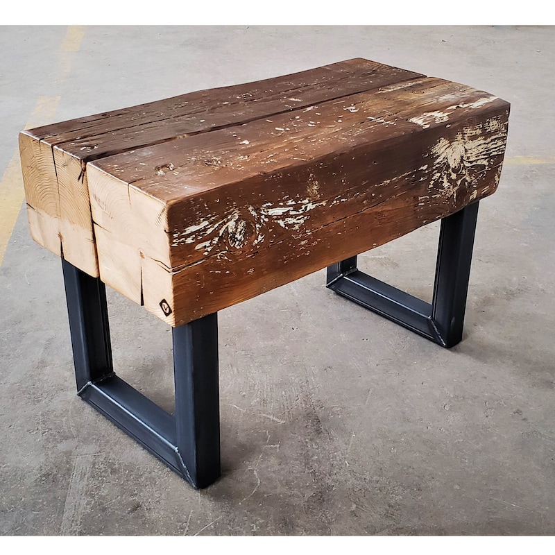Reclaimed Wood Bench - Etsy
