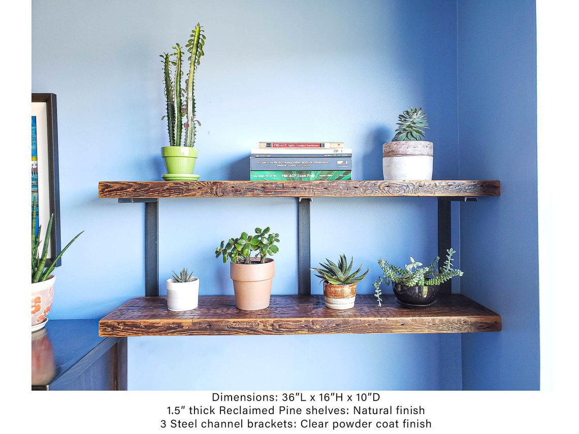 Shelving Open Shelving Rustic Floating Shelves Farmhouse - Etsy