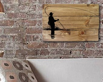 Fly fishing decor | Etsy