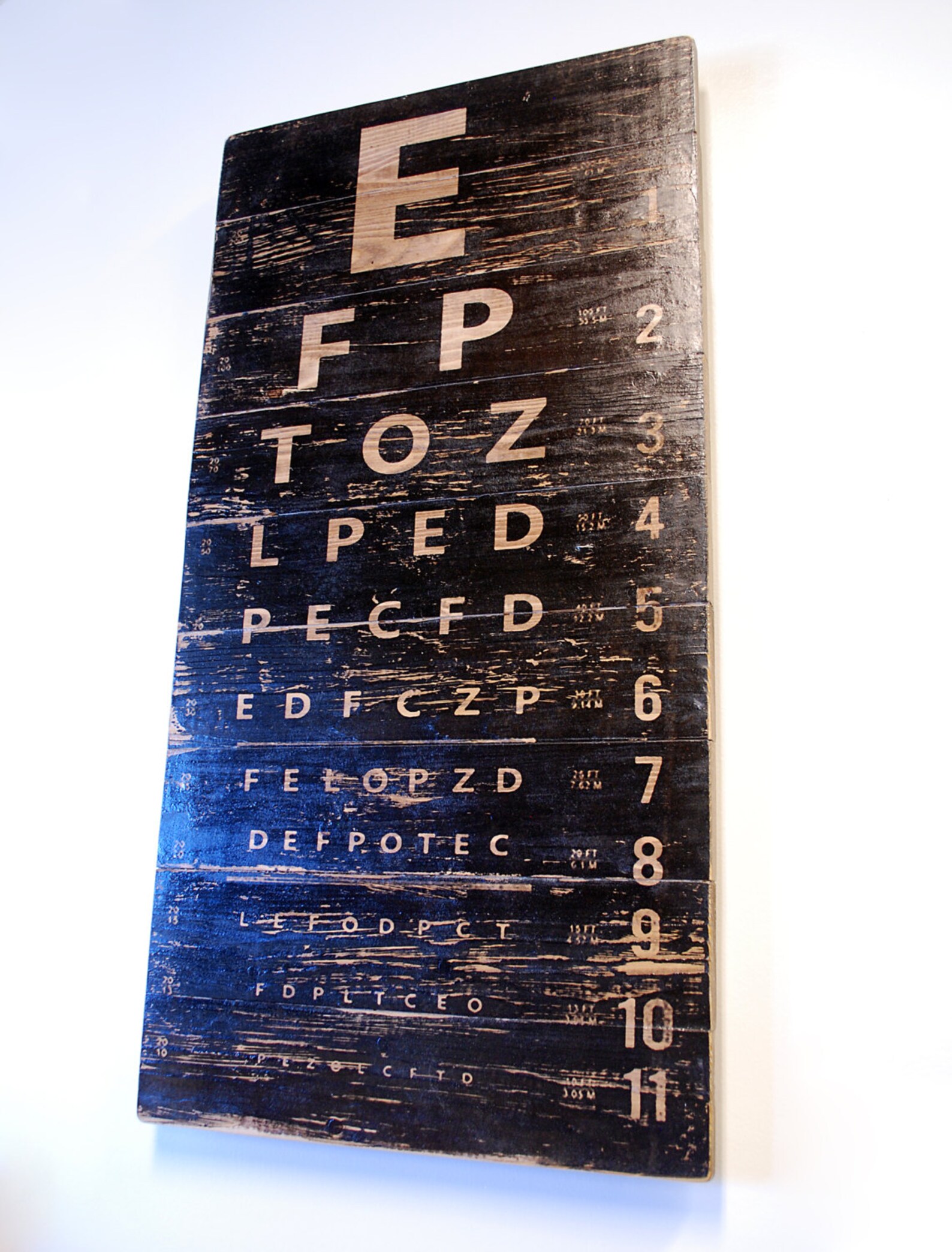 Vintage Eye Chart Wall Art Retro Sign On Distressed Solid Wood Etsy Vintage Eye Chart Wall Art Retro Sign On Distressed Solid Wood Etsy