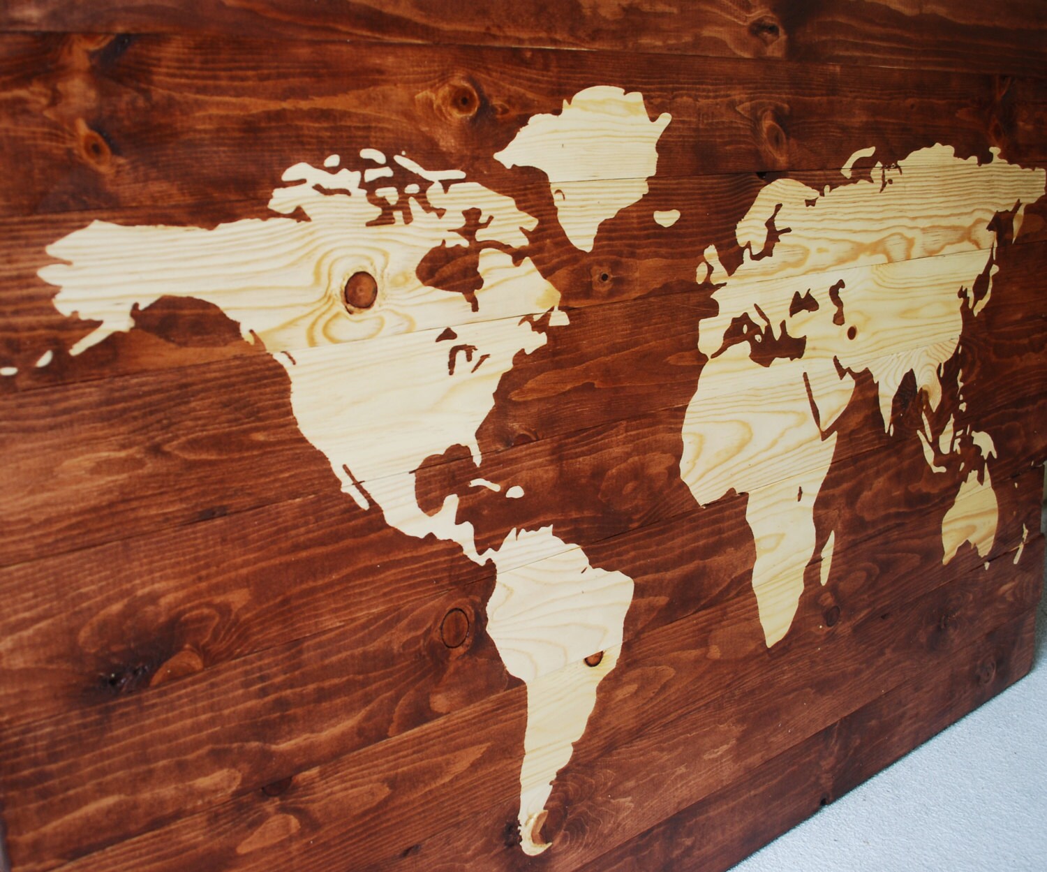 Map Wall Art Wood Wall Art Design Wall Hanging Farmhouse Wall - Etsy