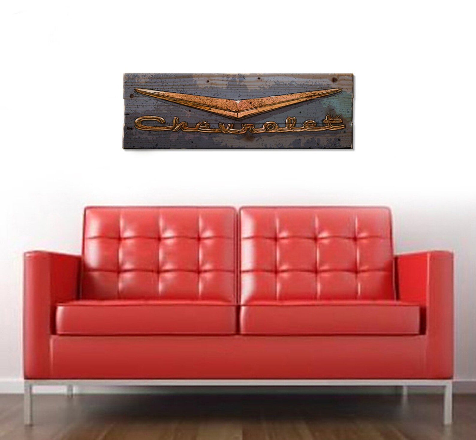 Chevrolet Car Wall Art on Solid Wood Boards 32 X - Etsy