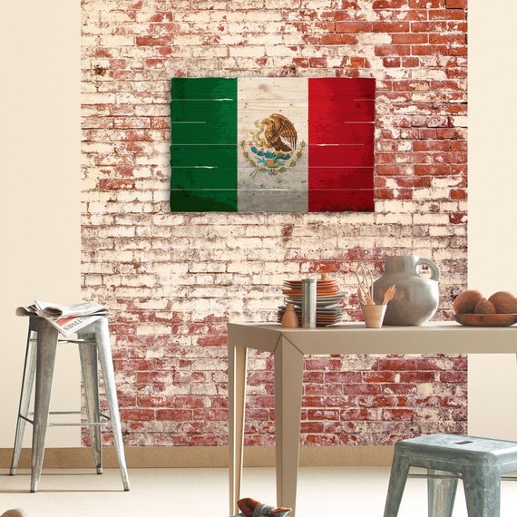 Mexico Art Wood Wall Art Large Living Room Decor Original | Etsy