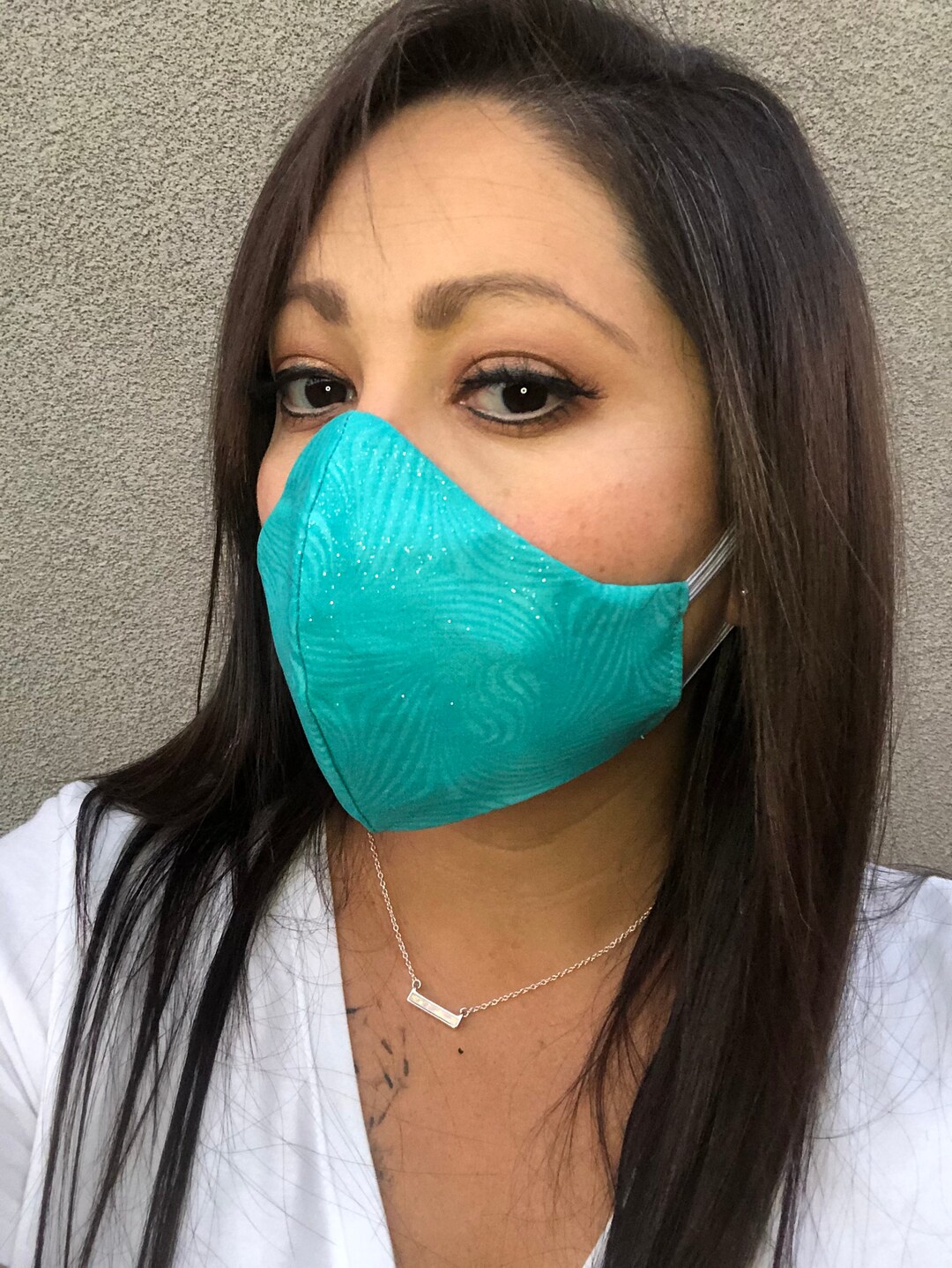 100% Cotton Face Mask Two Layer, Fabric Washable Face Mask, Reusable ...