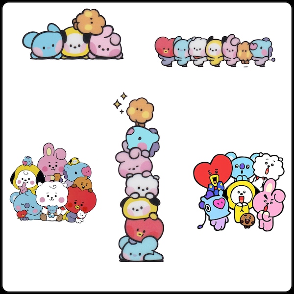 Bt21 Sticker - Etsy