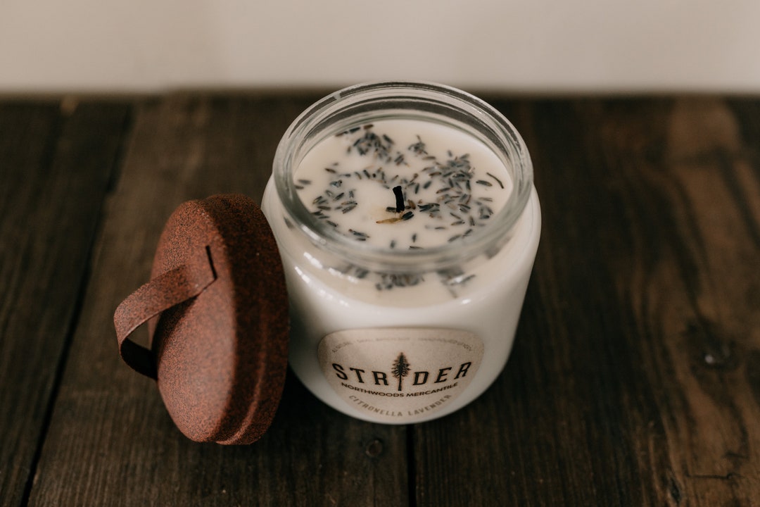 Pure Citronella + Lavender | 16 Oz All-natural Small Batch Soy Candle ...