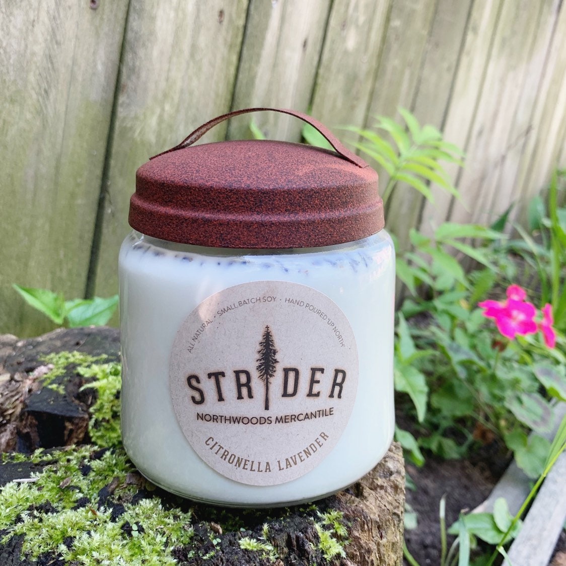 Pure Citronella Lavender 16 Oz All-natural Small Batch Soy Candle Hand ...