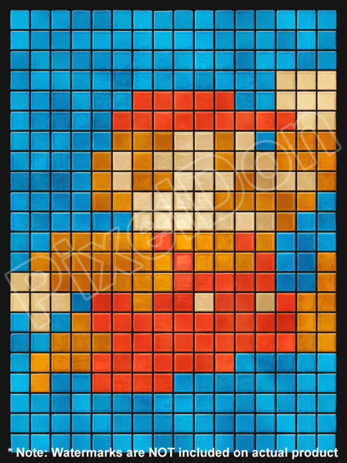 Super Mario Bros "tile Mosaic" 18x24" Poster - Etsy