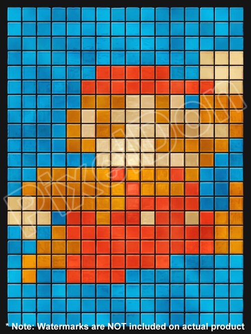 Super Mario Bros "tile Mosaic" 18x24" Poster - Etsy