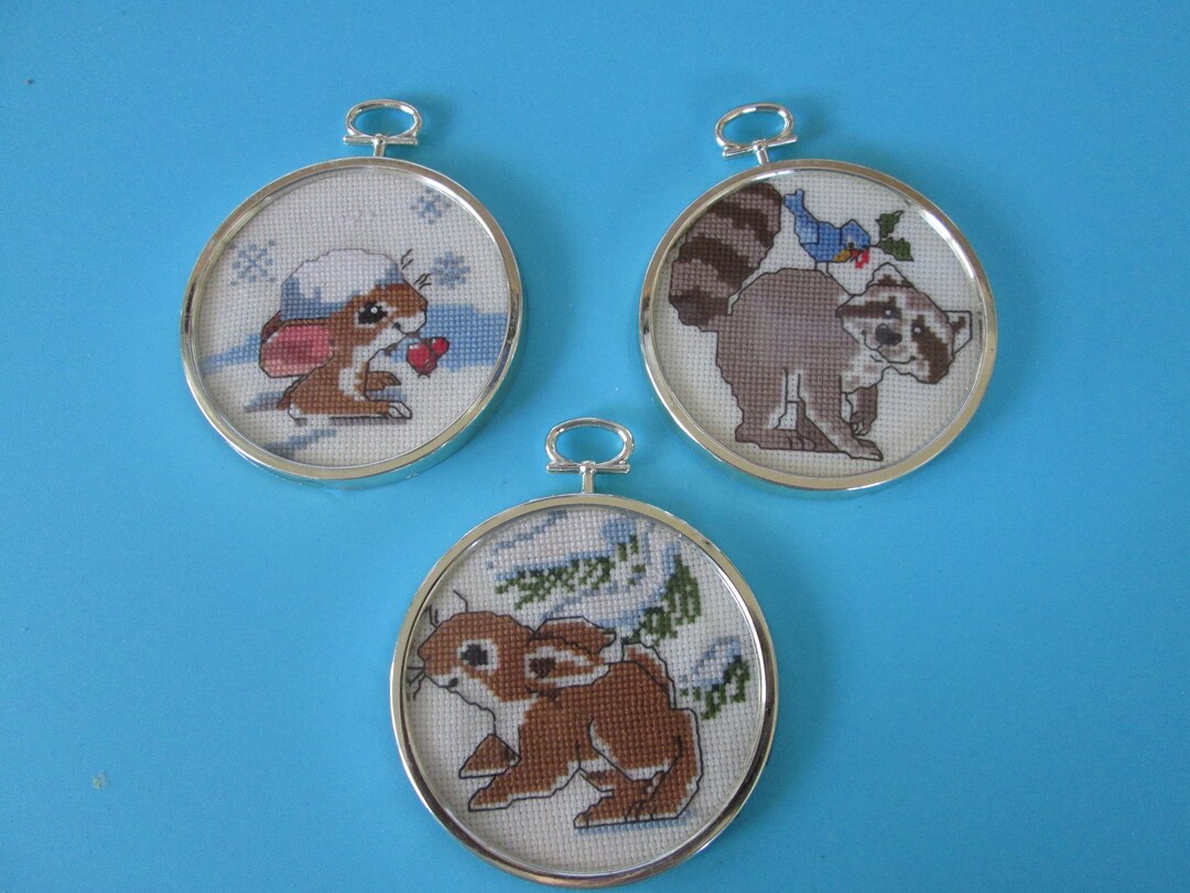 Current Critters Small Winter Cross Stitch Pictures - Etsy