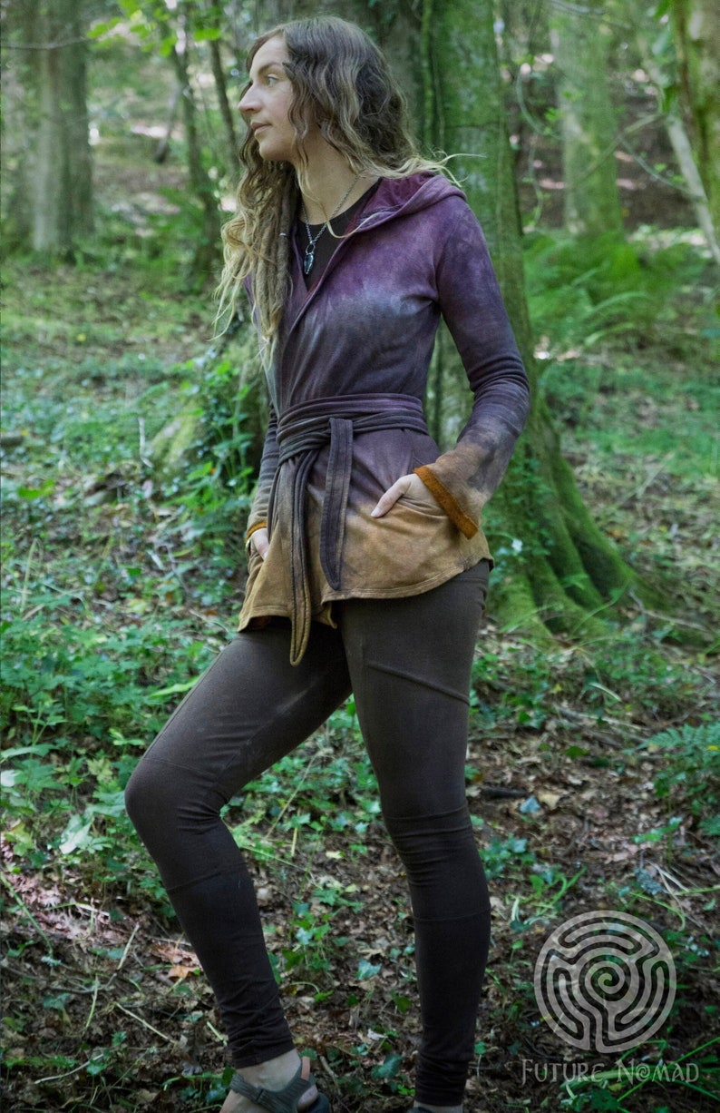 MTO ARYWN Robe With Hood Made With Hemp Bamboo Fleece - Etsy UK