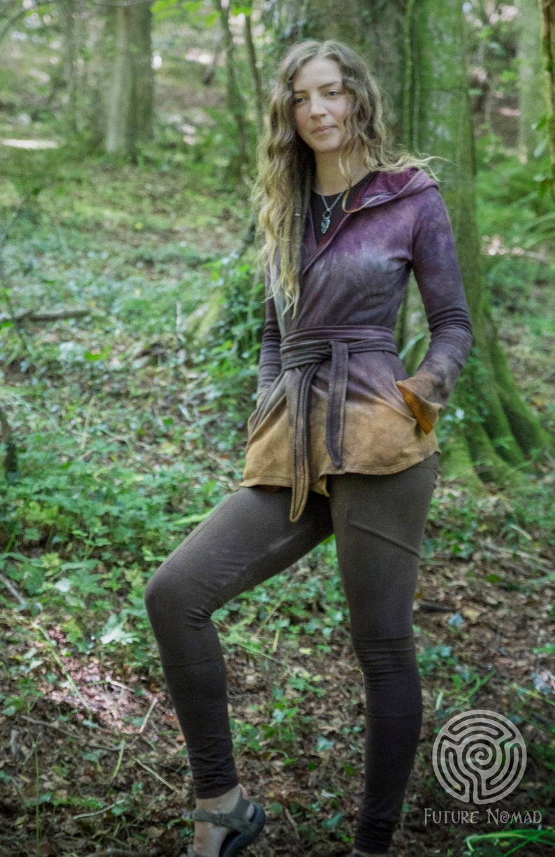 MTO ARYWN Robe With Hood Made With Hemp Bamboo Fleece - Etsy UK