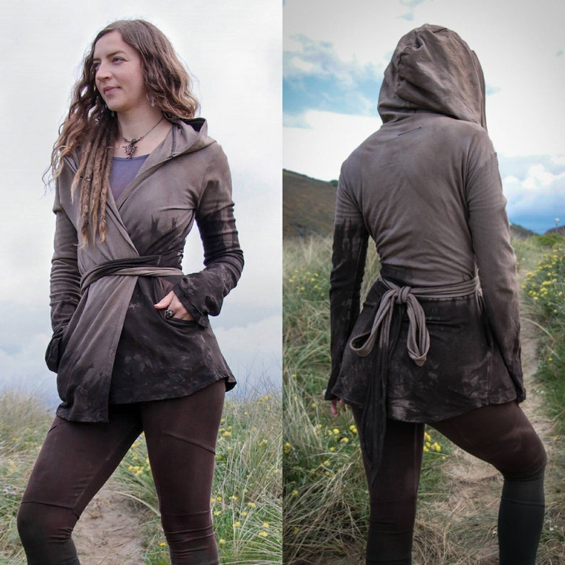 MTO ARYWN Robe With Hood Made With Hemp Bamboo Fleece - Etsy UK