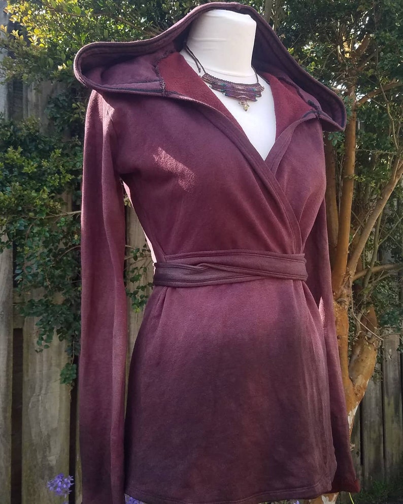 MTO ARYWN Robe With Hood Made With Hemp Bamboo Fleece - Etsy UK