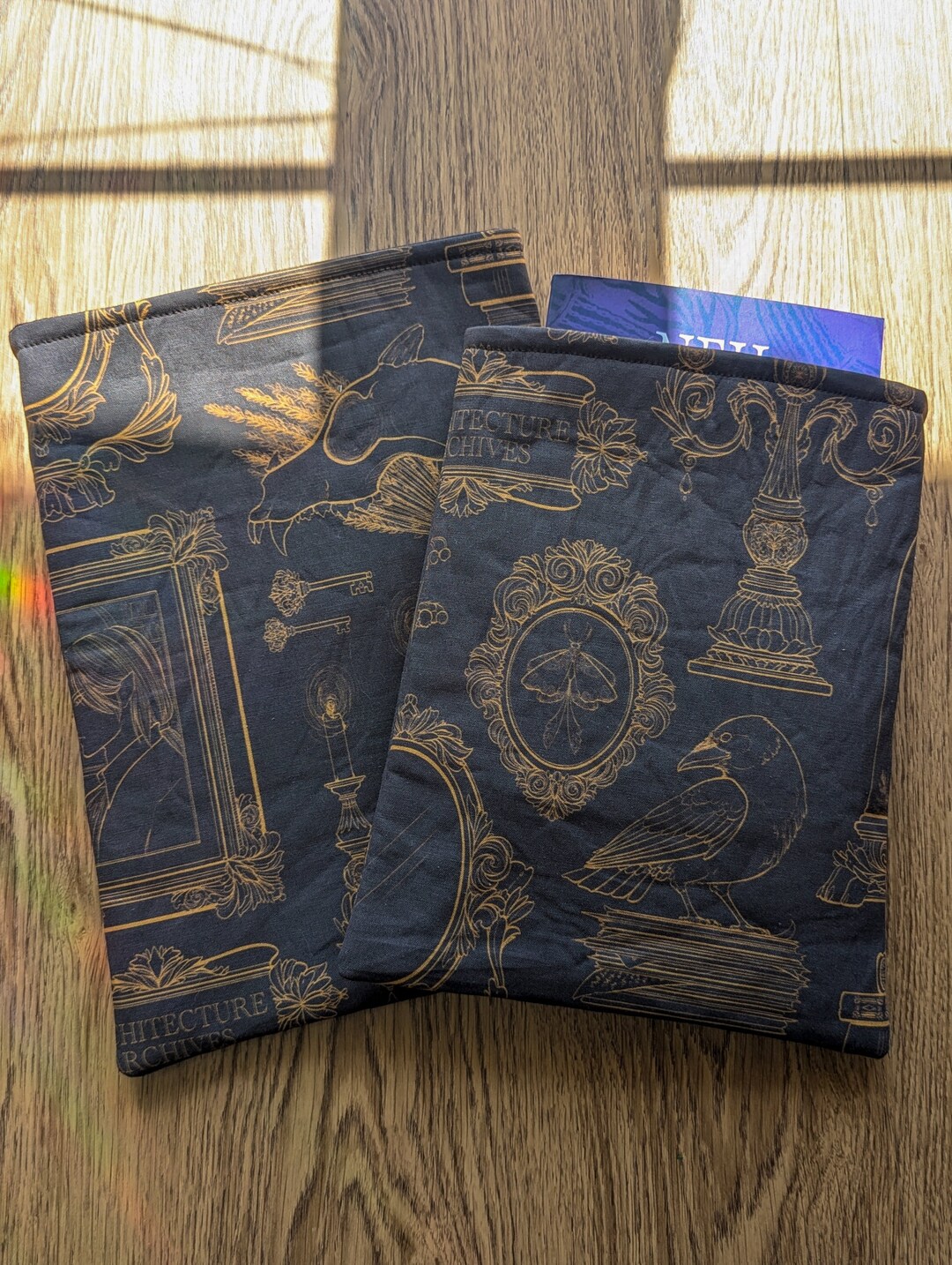 Gothic Literacy With Black Lining Book Sleeve paperback and Hardback - Etsy