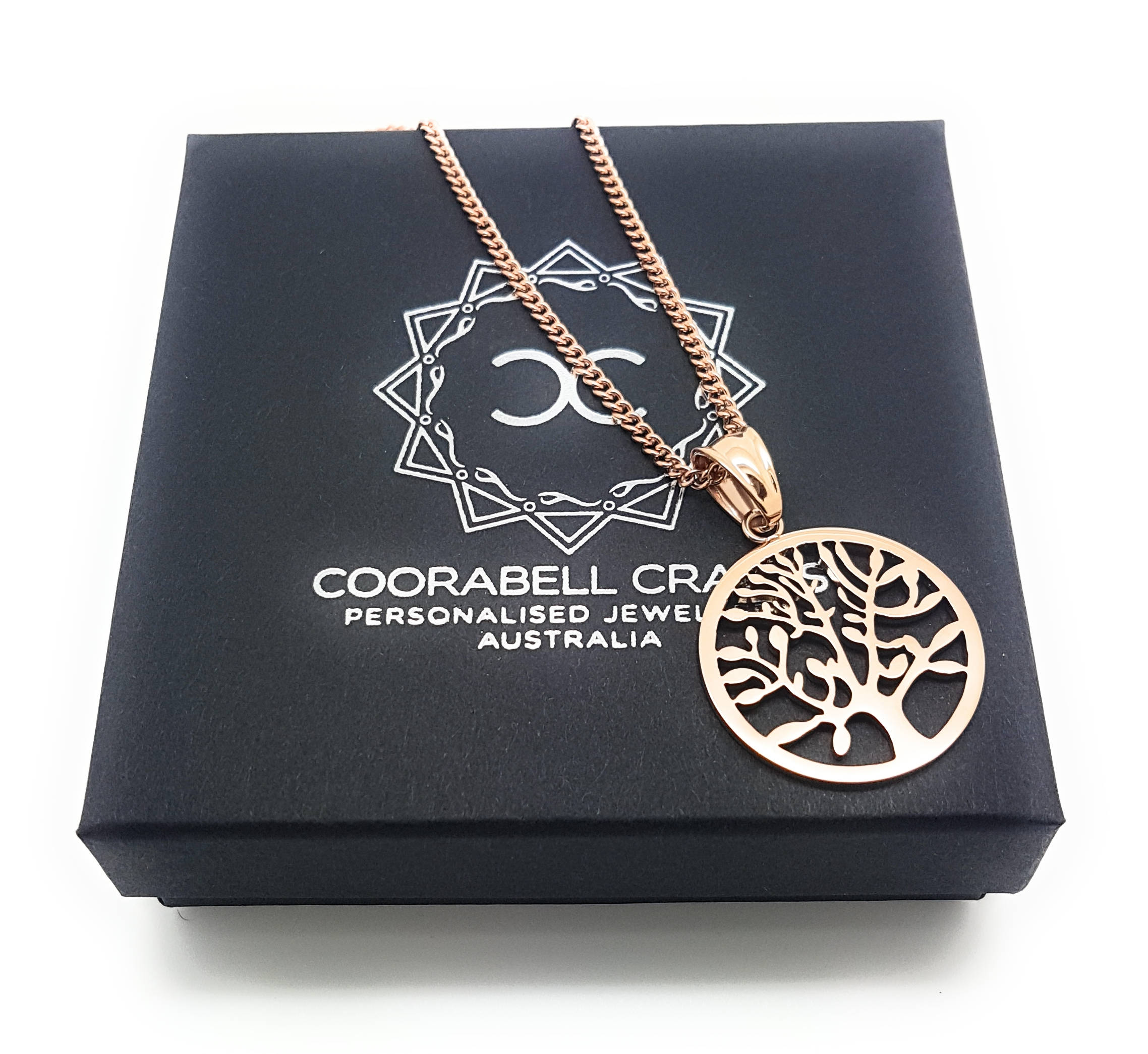 Rose Gold Tree of Life Pendant and Necklace the Tree of Life | Etsy