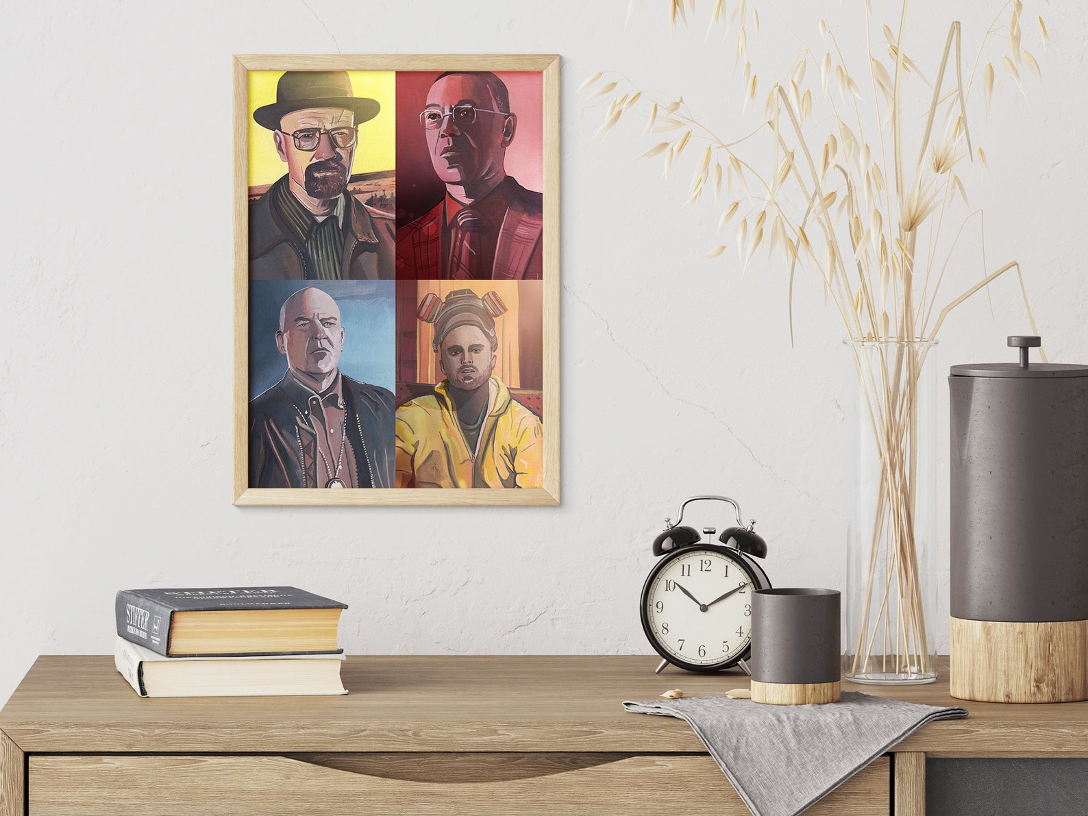 Breaking Bad Portraits Art Print TV Show Art Unframed Art - Etsy UK
