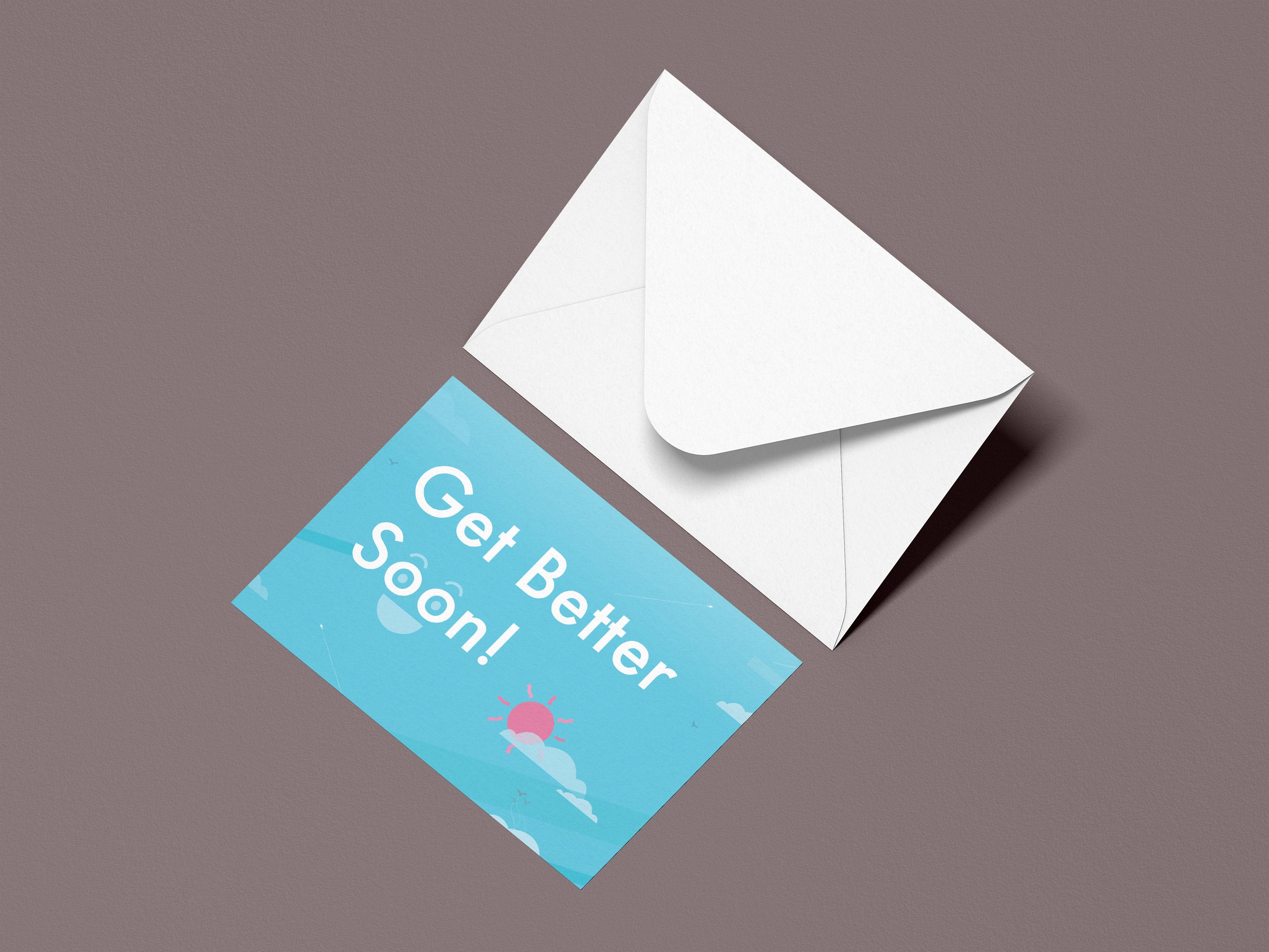 Get Better Soon Greetings Card With Envelope Get Better Card, Get Well ...