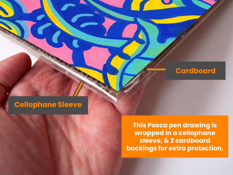 Posca Pen House Plant Artwork - Botanical Paintings, Colourful Flower ...