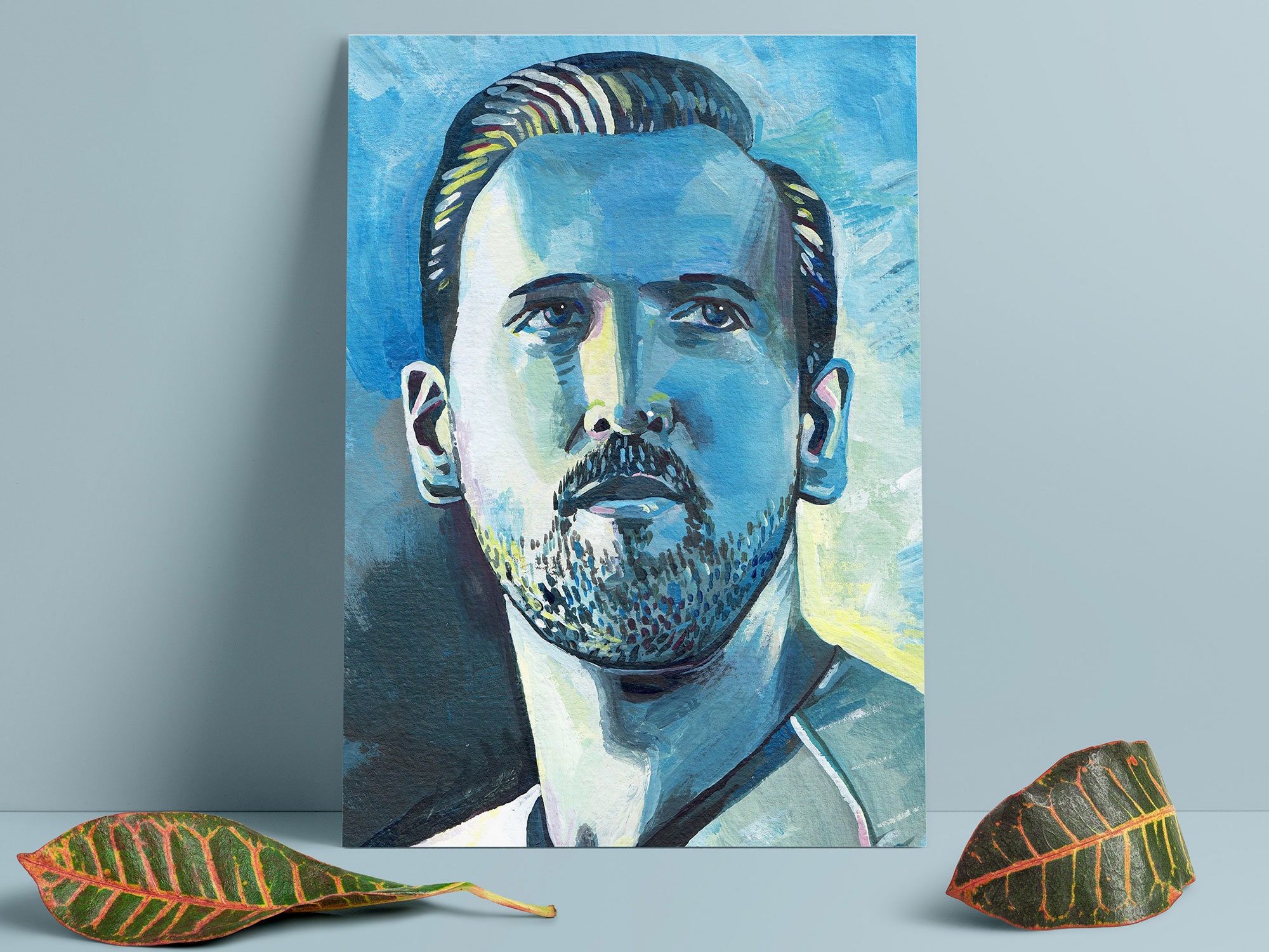 Harry Kane Portrait Painting England Original Art - Etsy Ireland