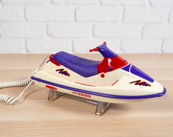 80s Retro Telemania Jet Phone, Jet Ski Novelty Telephone - Etsy