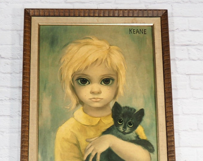 1960's BIG EYES Original Keane Print - the Stray - Etsy