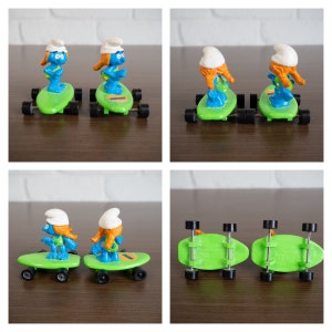 1990s Hardee's Surfing Smurf Figures Peyo Schleich - Etsy