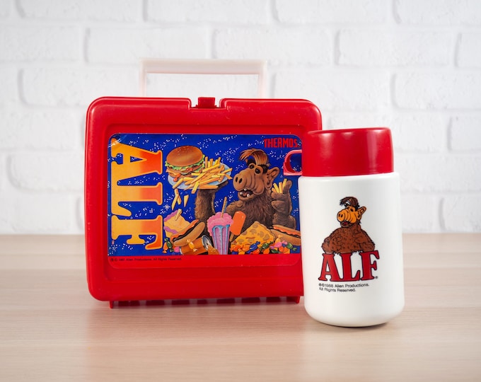 1987 Alf Lunch Box and Thermos - Etsy