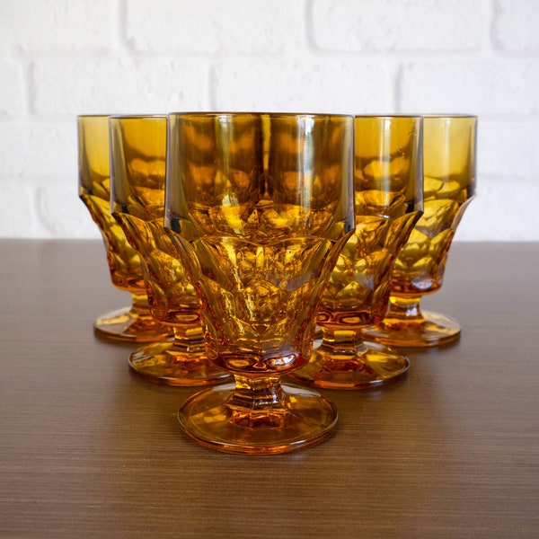 Amber Glassware - Etsy