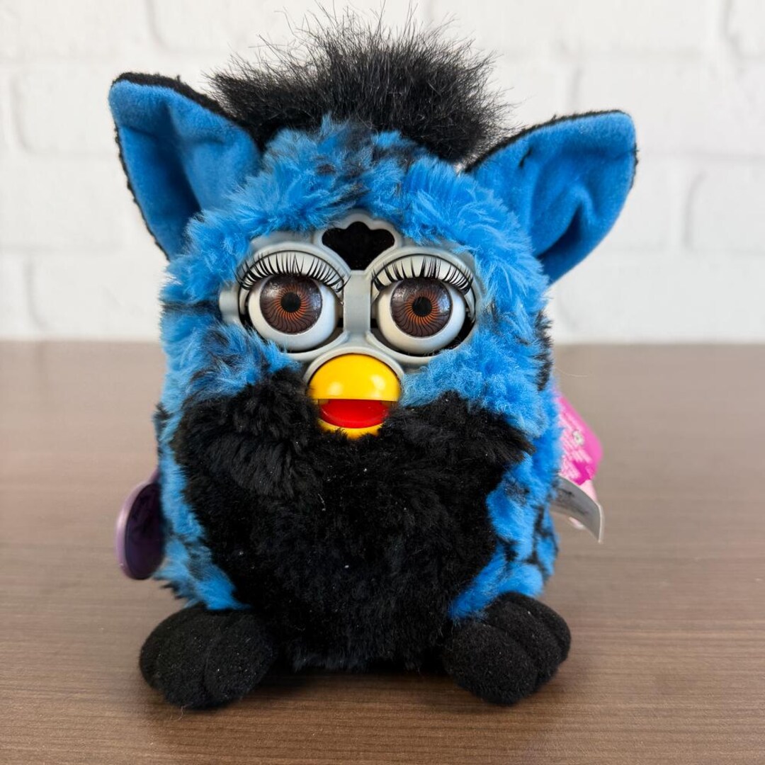 Vintage Furby Blue Turtle With Brown Eyes 1999 Gen 6 Interactive Toy ...