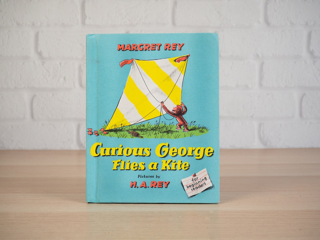 Curious George Flies a Kite by Margaret Rey | Vintage Weekly Reader ...