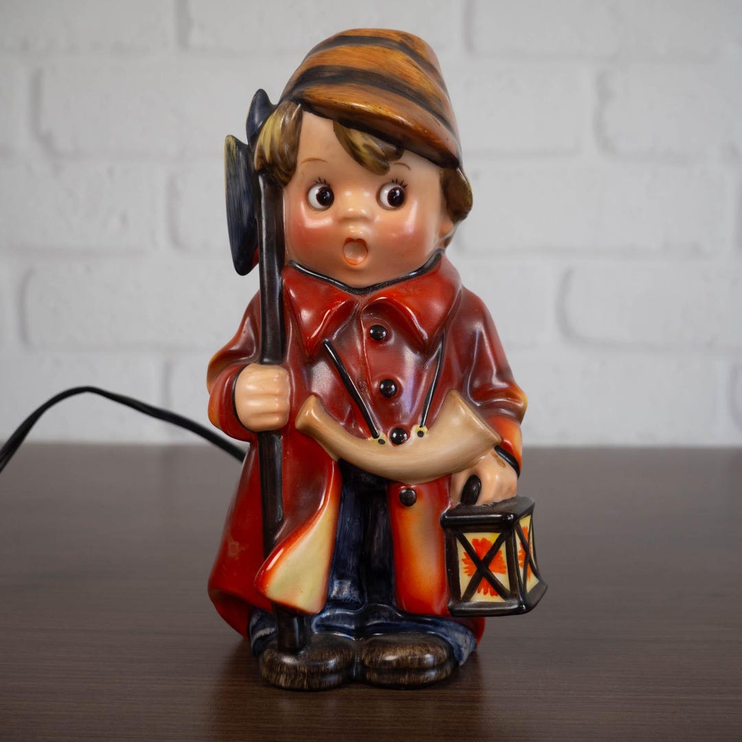 Goebel Hummel Night Watchman Perfume Lamp, Porcelain Figurine Oil ...
