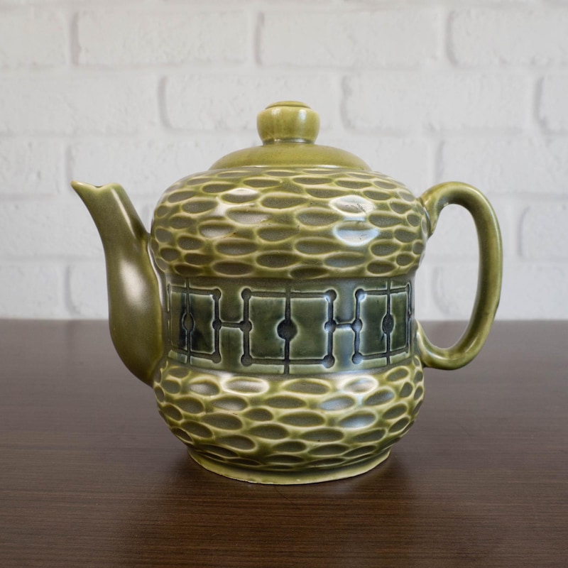 Stoneware Teapot - Etsy