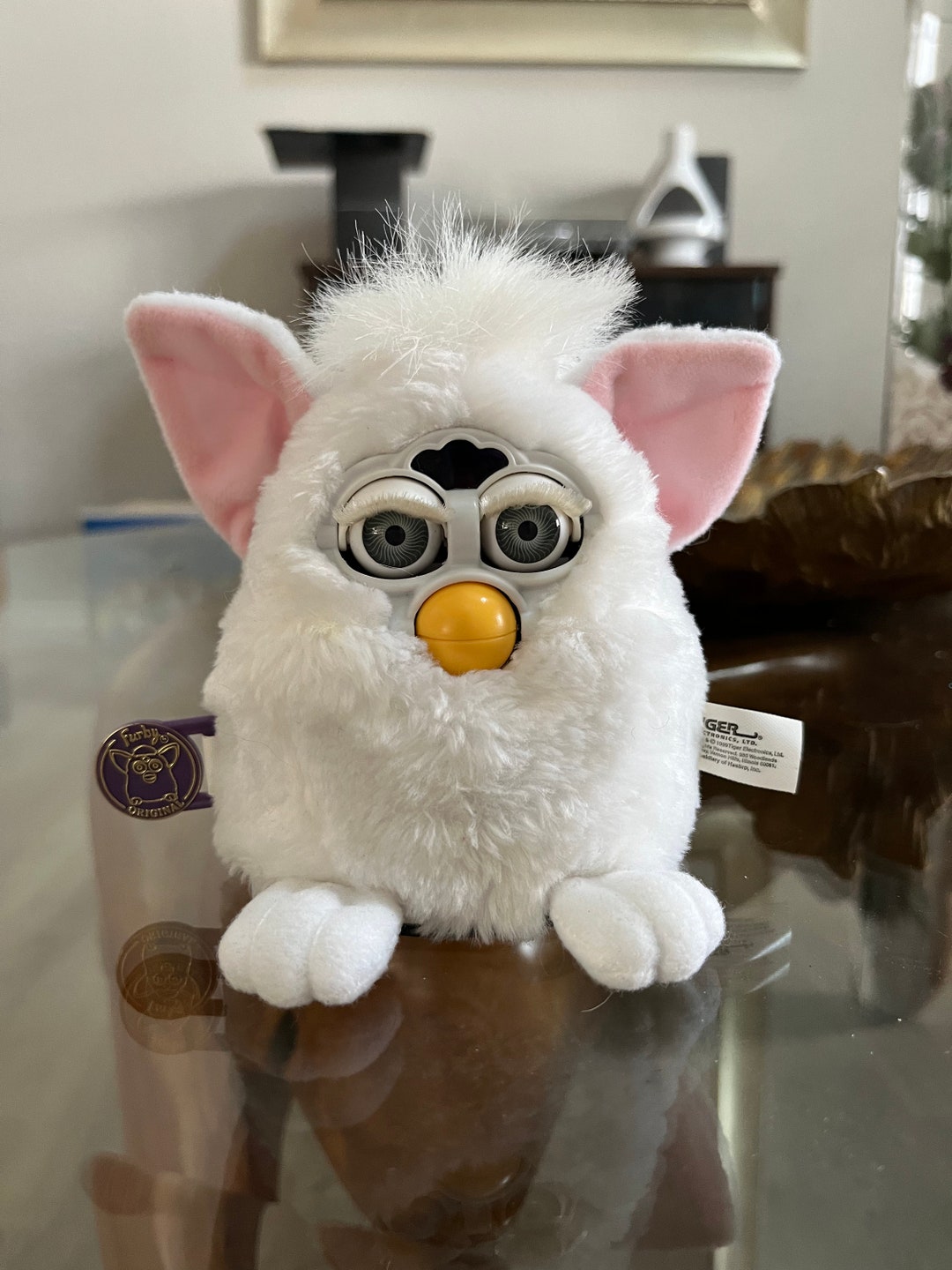 1999 Furby Baby GEN 1 Snowy Interactive Toy Blue Eyes - Etsy