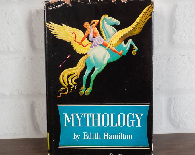 Mythology by Edith Hamilton Vintage Hard Cover Book - Etsy