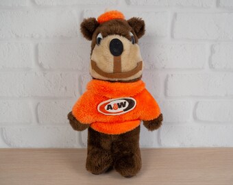 A W Bear Plush - Etsy