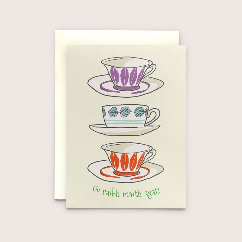 Go Raibh Maith Agat Irish Language Greeting Card Translates - Etsy ...