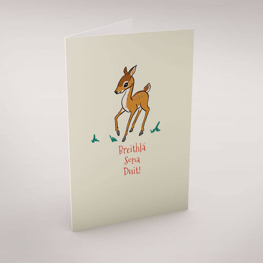 Breithlá Sona Duit! - Irish Language Greeting Card Translates as "happy ...