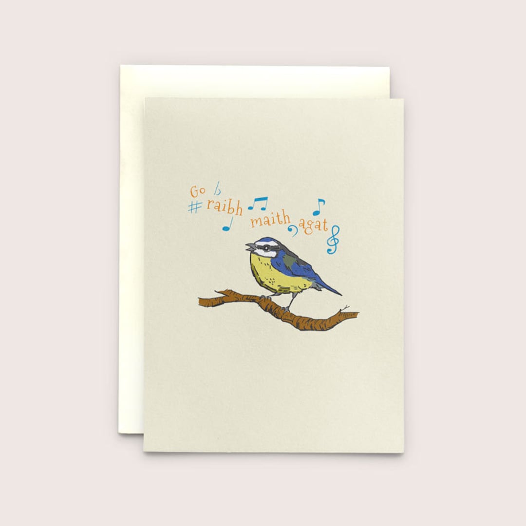 Go Raibh Maith Agat - Irish Language Greeting Card Translates as "thank ...