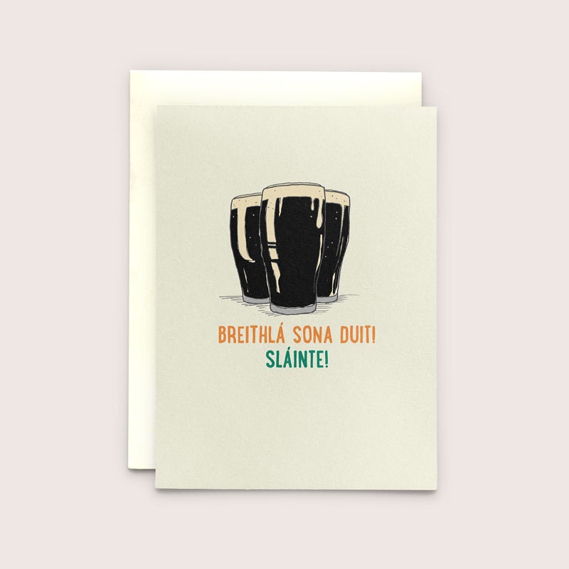 Breithlá Sona Duit Sláinte Irish Language Greeting Card - Etsy
