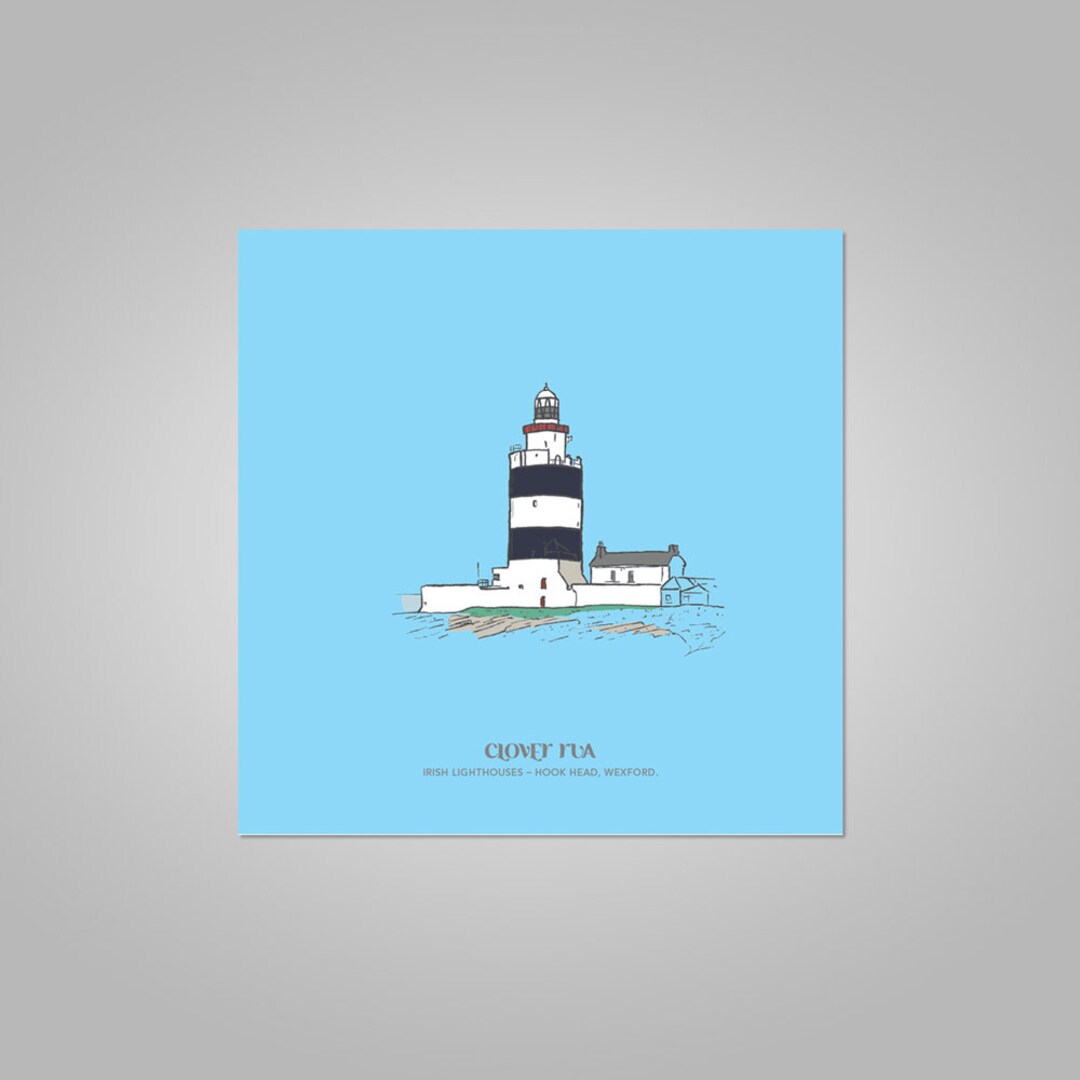 Irish Lighthouse Print - Hook Head Lighthouse, Wexford. - Etsy