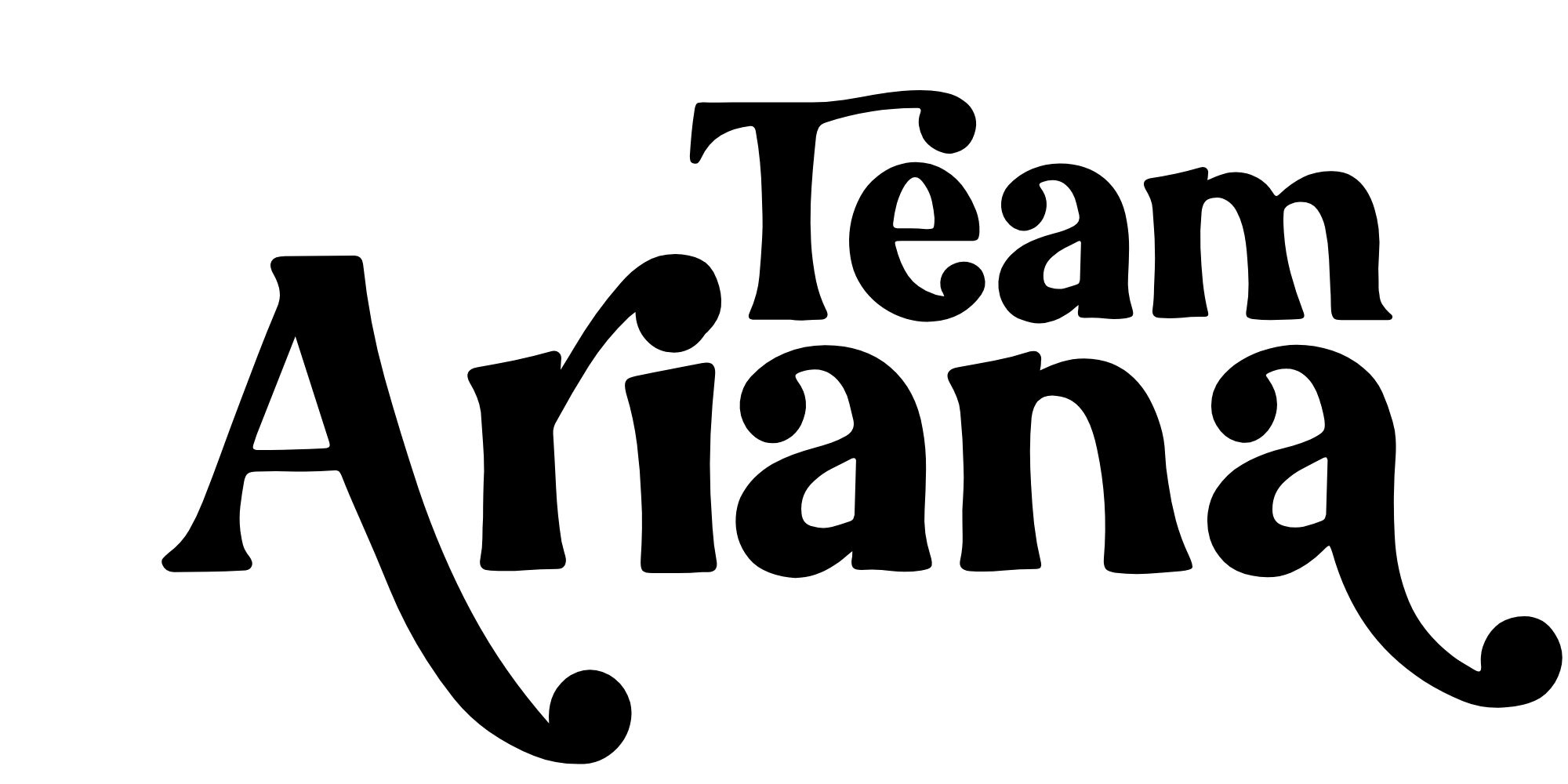 Digital Download - Team Ariana - SVG Cut File for Cricut, Silhouette - Etsy