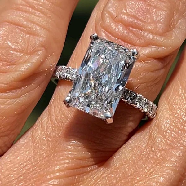 5 Diamond Ring - Etsy