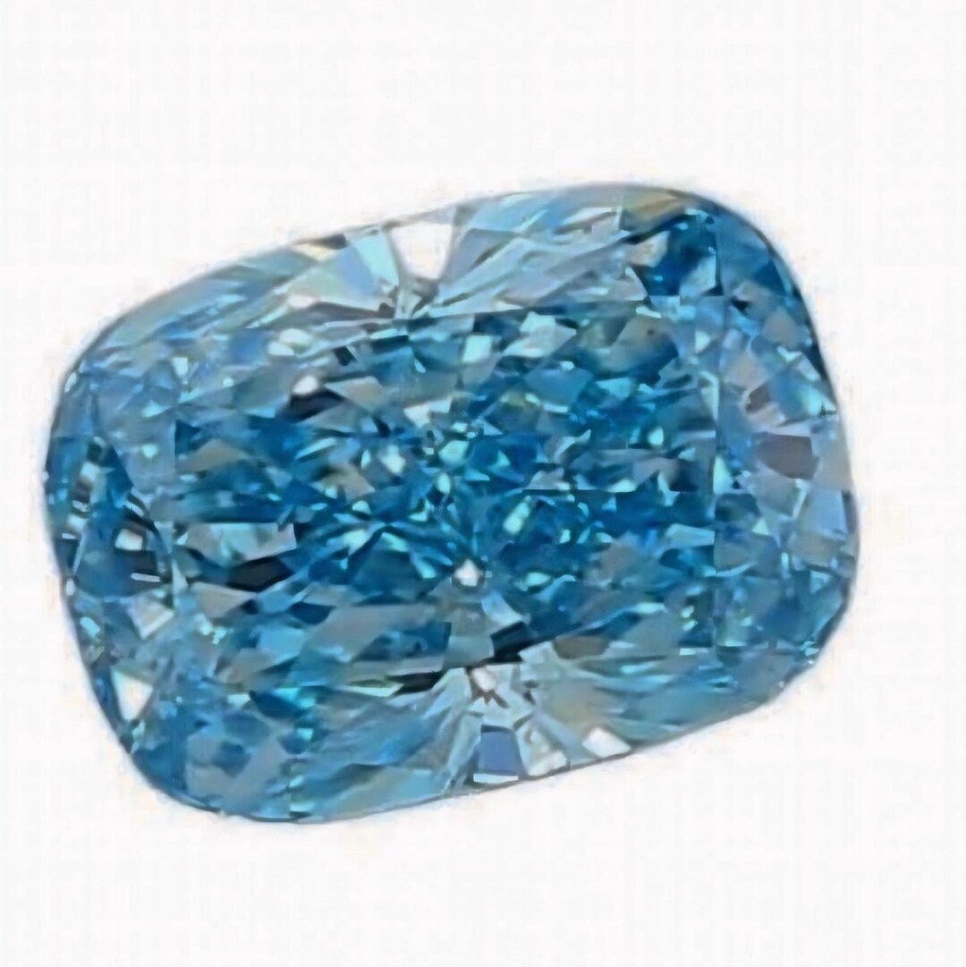 1.39 Carat RARE Fancy Light Blue Lab Grown Diamond Cushion Cut Baby ...