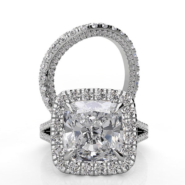 Diamond Encrusted Wedding Band - Etsy