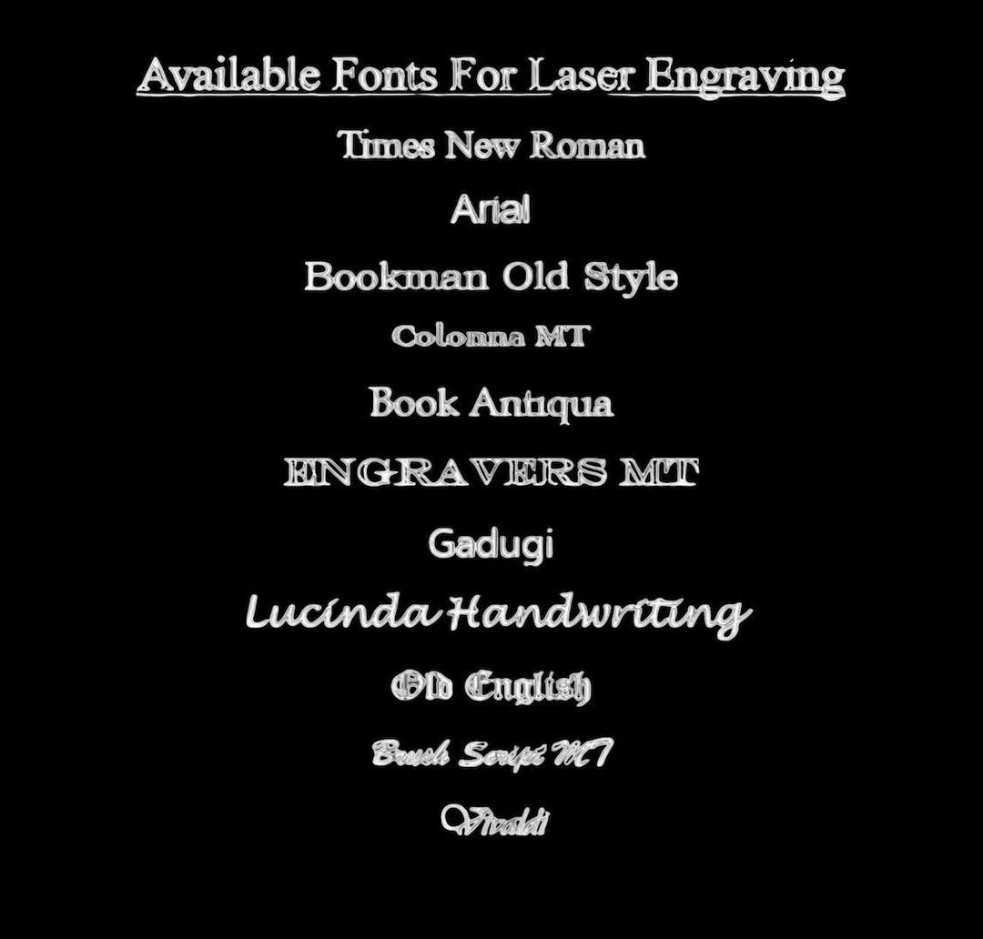 Personalized Ring Engraving, Fancy Font Laser Engrave Ring, Wedding ...