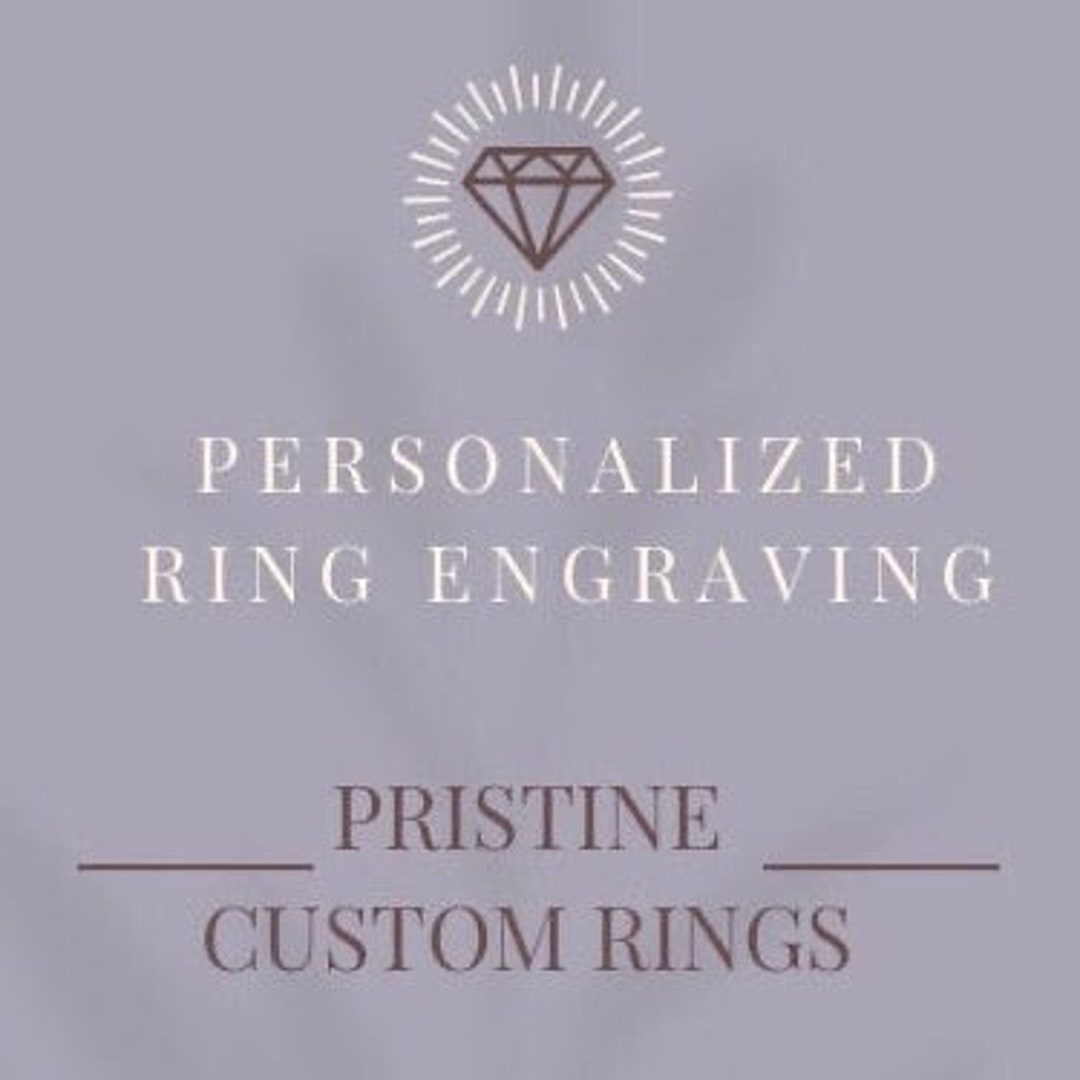 Personalized Ring Engraving, Fancy Font Laser Engrave Ring, Wedding ...