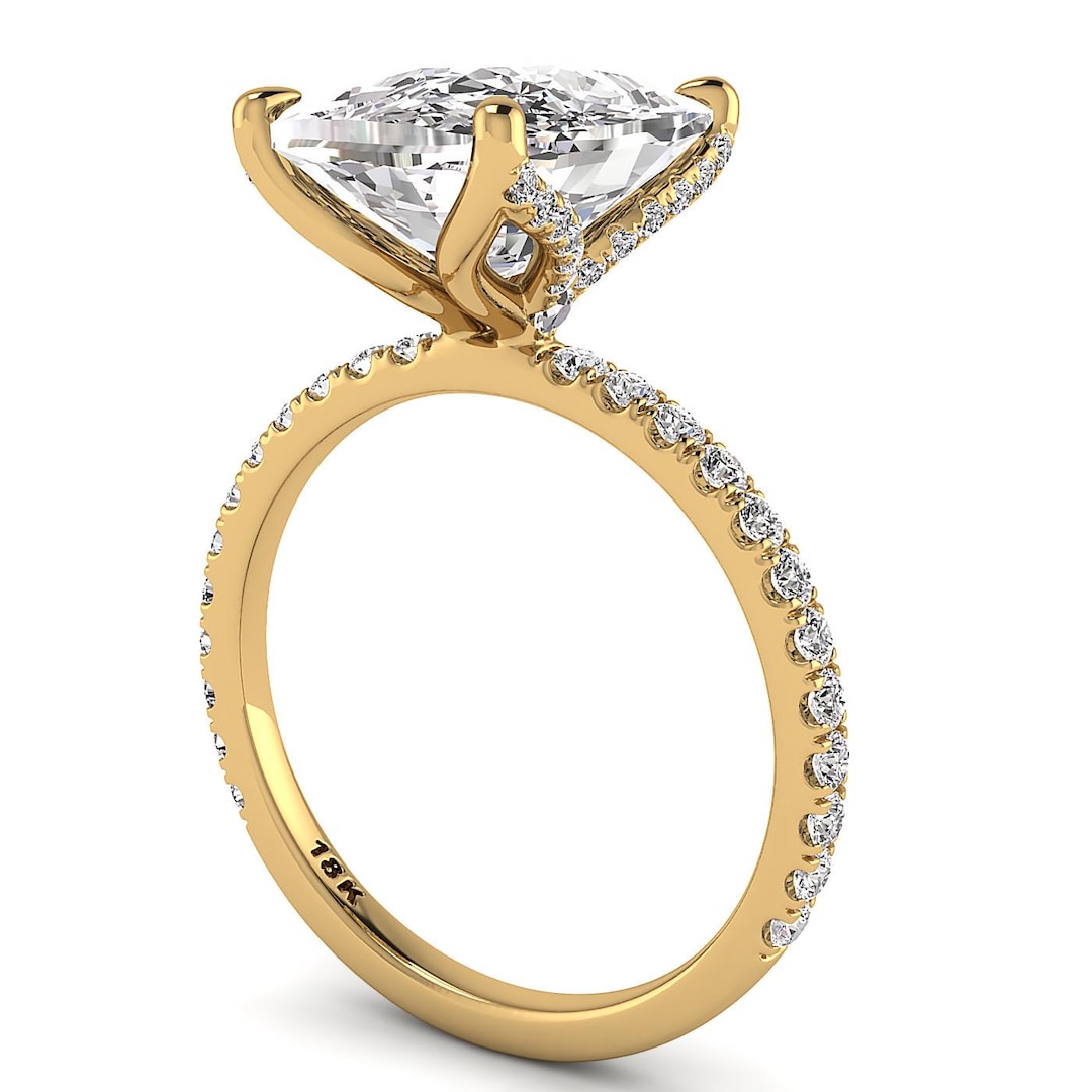 For Andre - Custom Lab Diamond Engagement Ring: Handcrafted 3D CAD ...