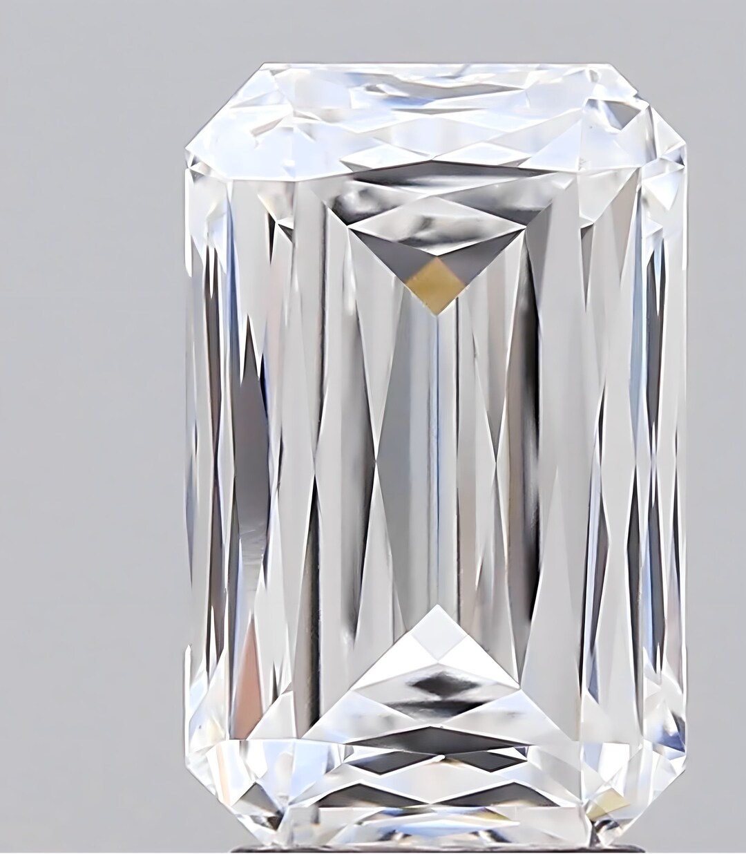 4.04 Carat Lab Diamond IGI Certified Radiant Step Cut - Etsy