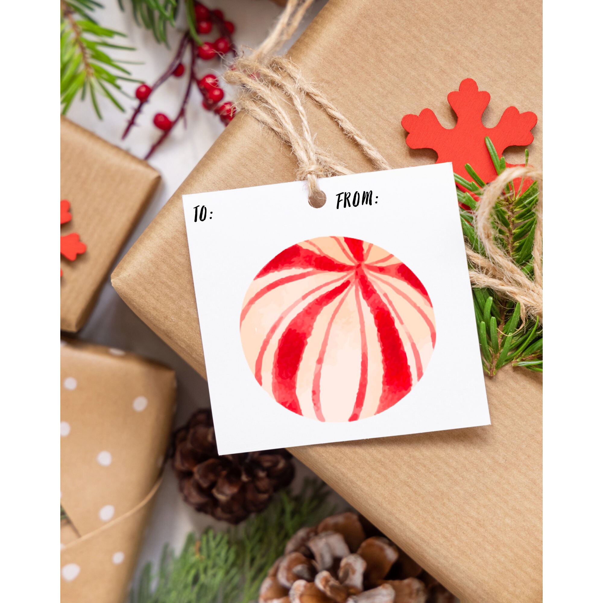 Watercolor Christmas Candy Digital Clipart Holiday Sweets Clipart ...